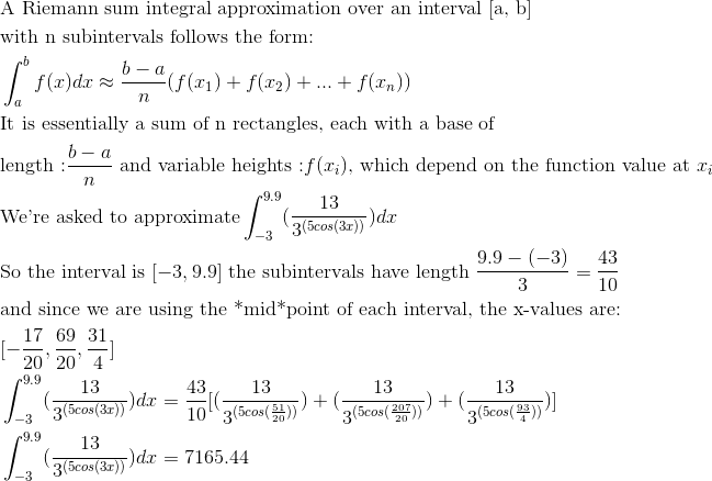 Riemann Sum: Midpoint Evaluation - AP Calculus BC